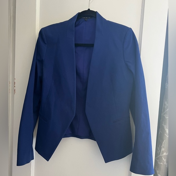 Theory | Jackets & Coats | Theory Blue Blazer | Poshmark